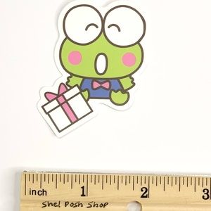 Sanrio | Accessories | Keroppi Vinyl Sticker | Poshmark